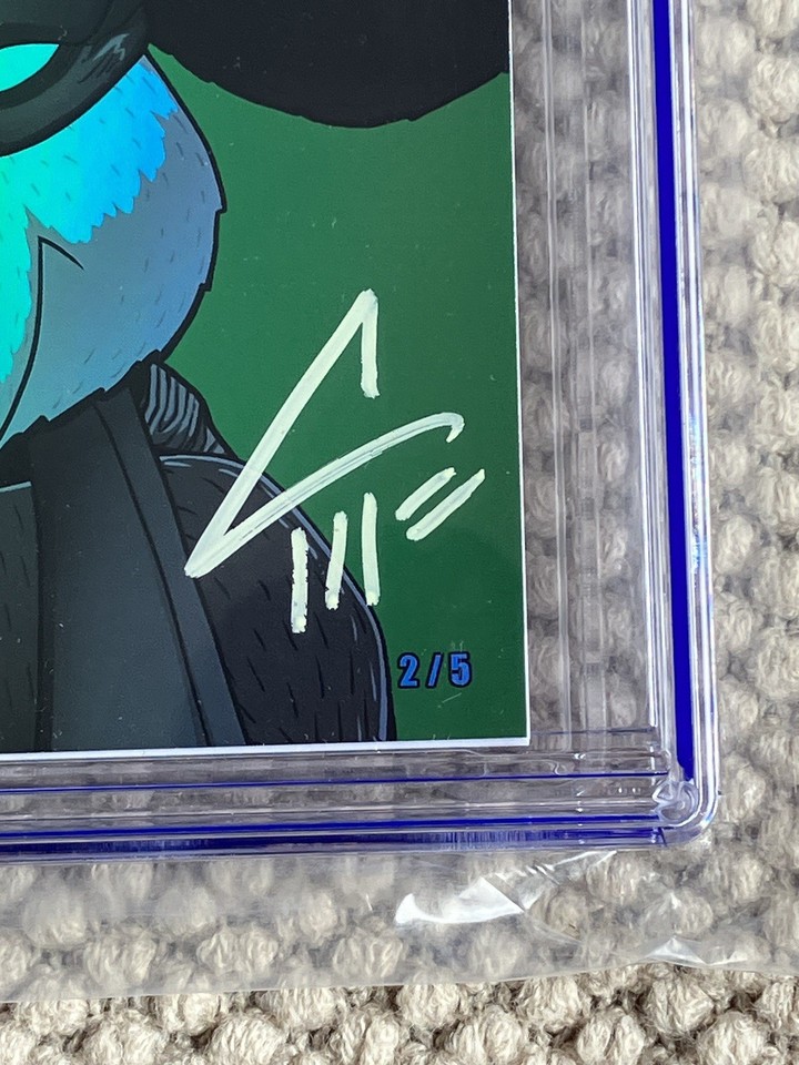 CGC 9.8 Too Many Ninja Willies Biggie Foil Sketch/Signed SMUNCHY ...