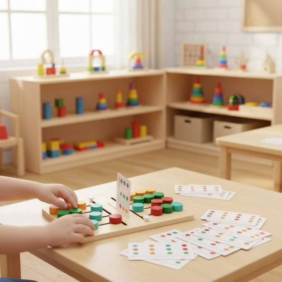 2 Player Battle Board Game Develops Logical Thinking Color Matching ...