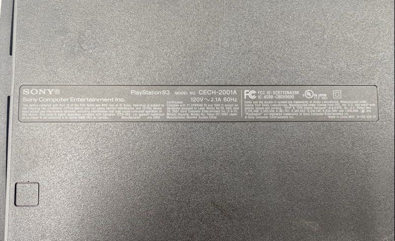 Sony PlayStation 3 Slim CECH-2001A Console 2 Controllers And 7 Games ...