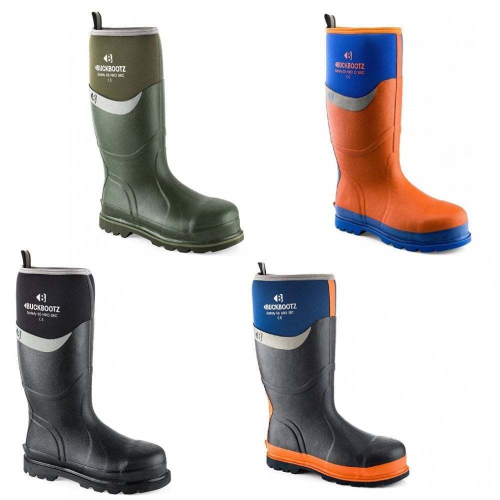 Buckbootz BBZ6000 Hi-Vis Neoprene Safety Wellington Boots Wellies | eBay