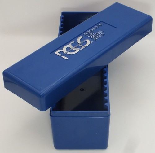Original PCGS Blue Slab Storage Box - Certified Case Holder for 20 ...