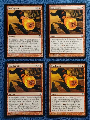 MTG 4x Conflagrate x4 LP Time Spiral Magic the Gathering Playset | eBay