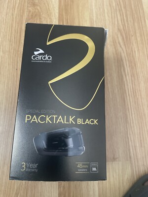 Cardo Packtalk Black Special Edition | eBay