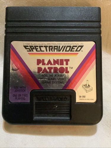Planet Patrol (Atari 2600, Spectravision, 1983) Cartridge Only | eBay
