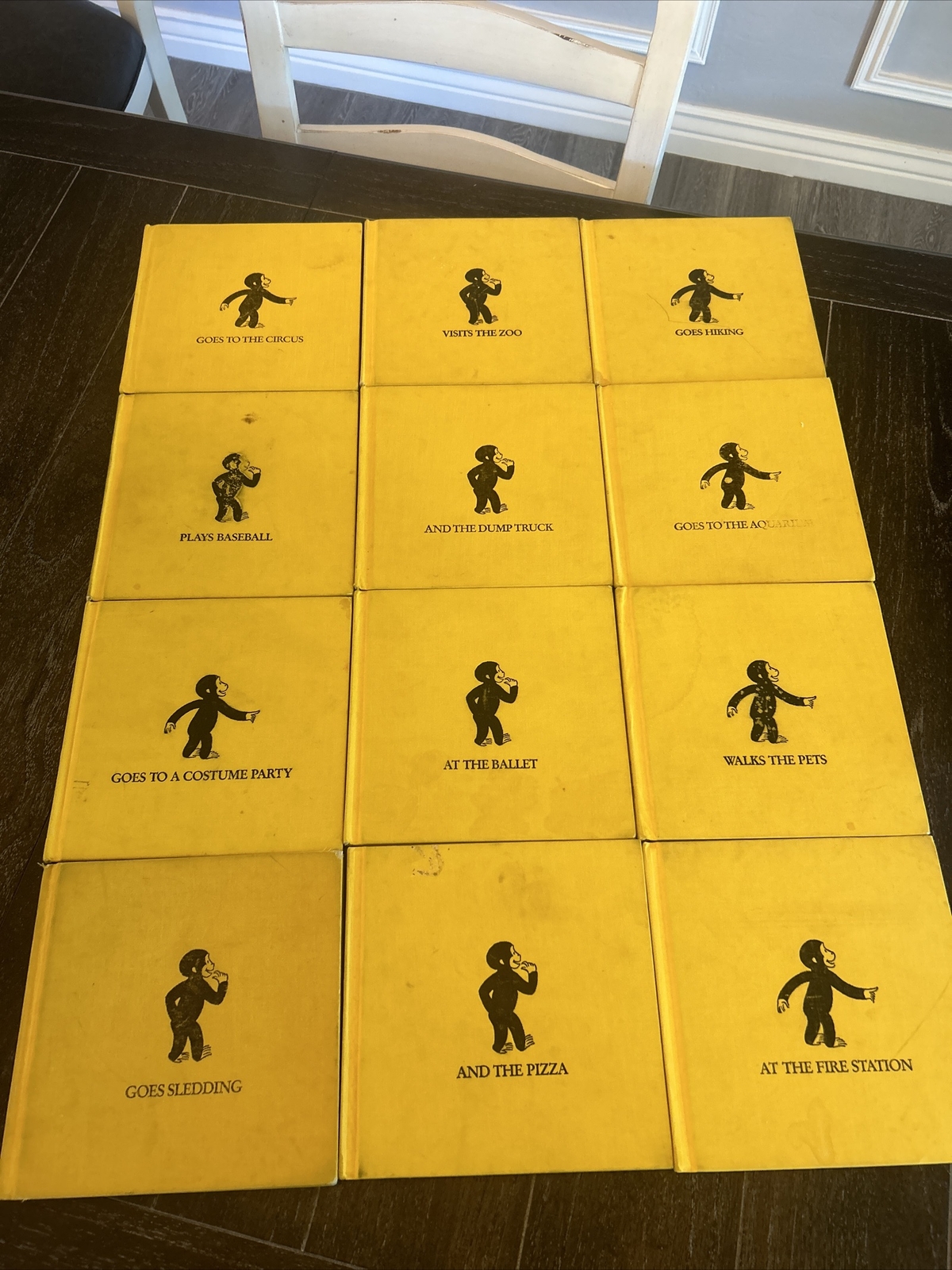 12 Curious George Hardcover Books Lot First Printings Houghton Mifflin ...