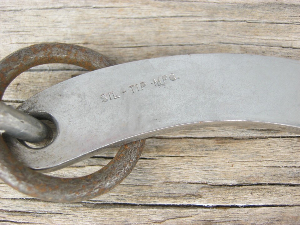 Sil-Tip Manufacturing Vintage Copper Hooded Roller Curb Bit 29175 | eBay