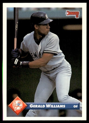 1993 Donruss #49 Gerald Williams New York Yankees | eBay