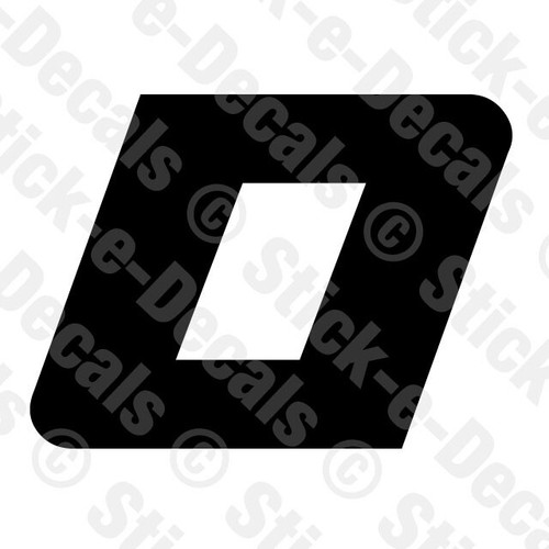 Number ZERO 0 Vinyl Die Cut Decal Sticker - RACING NUMBER Custom A4 | eBay