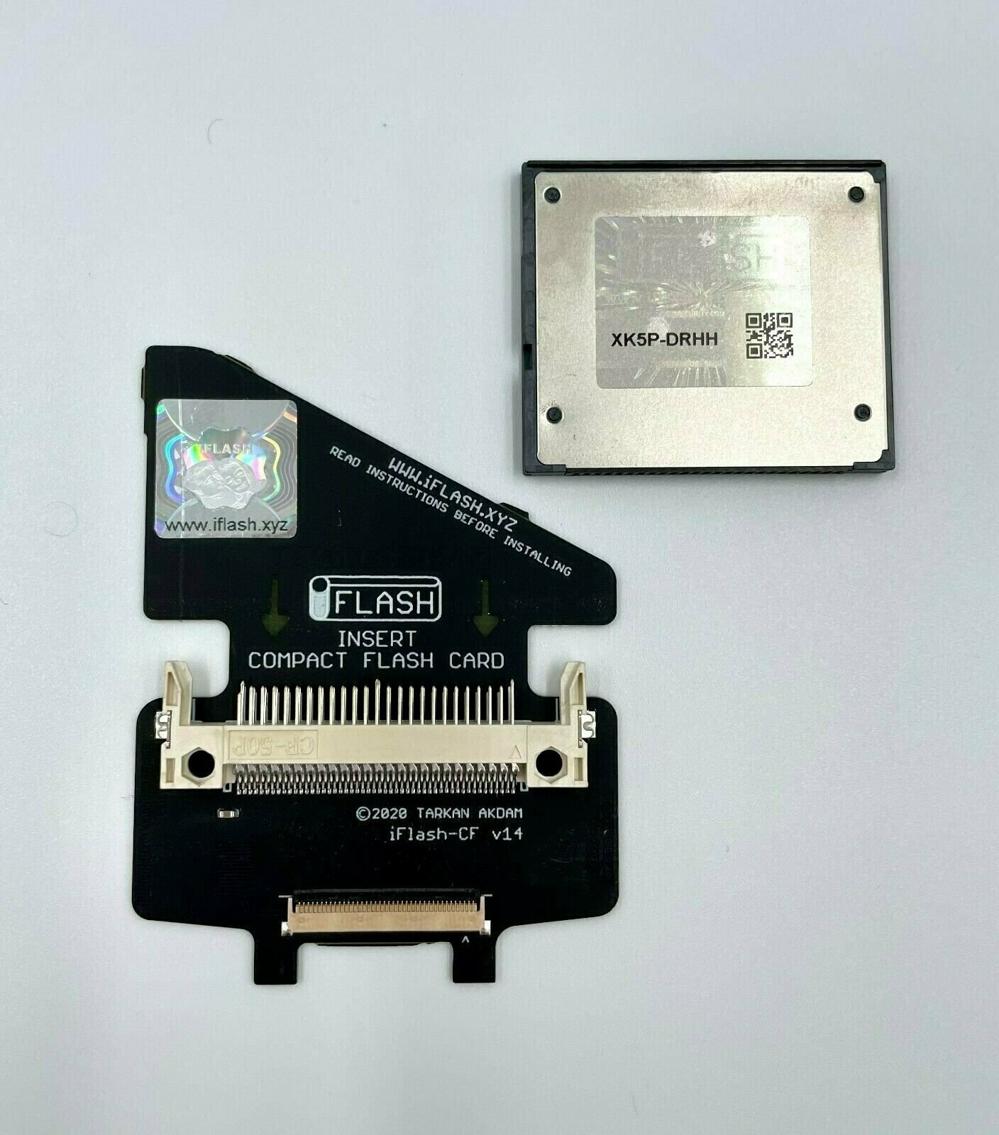 iFlash CF Adapter + SD Adapter for iPod Classic Video 5th 6th 7th Gen ...