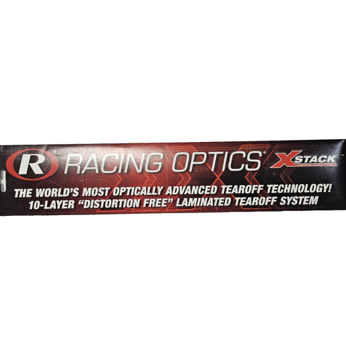 Racing Optics 10205C XStack Laminated Tearoff 12 3/8" Post Spacing Bell ...