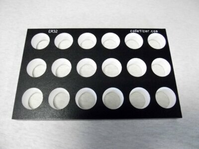 ER32 Blank Collet Rack - 18 Pocket - Organizer Set Holder Stand Tray CR ...