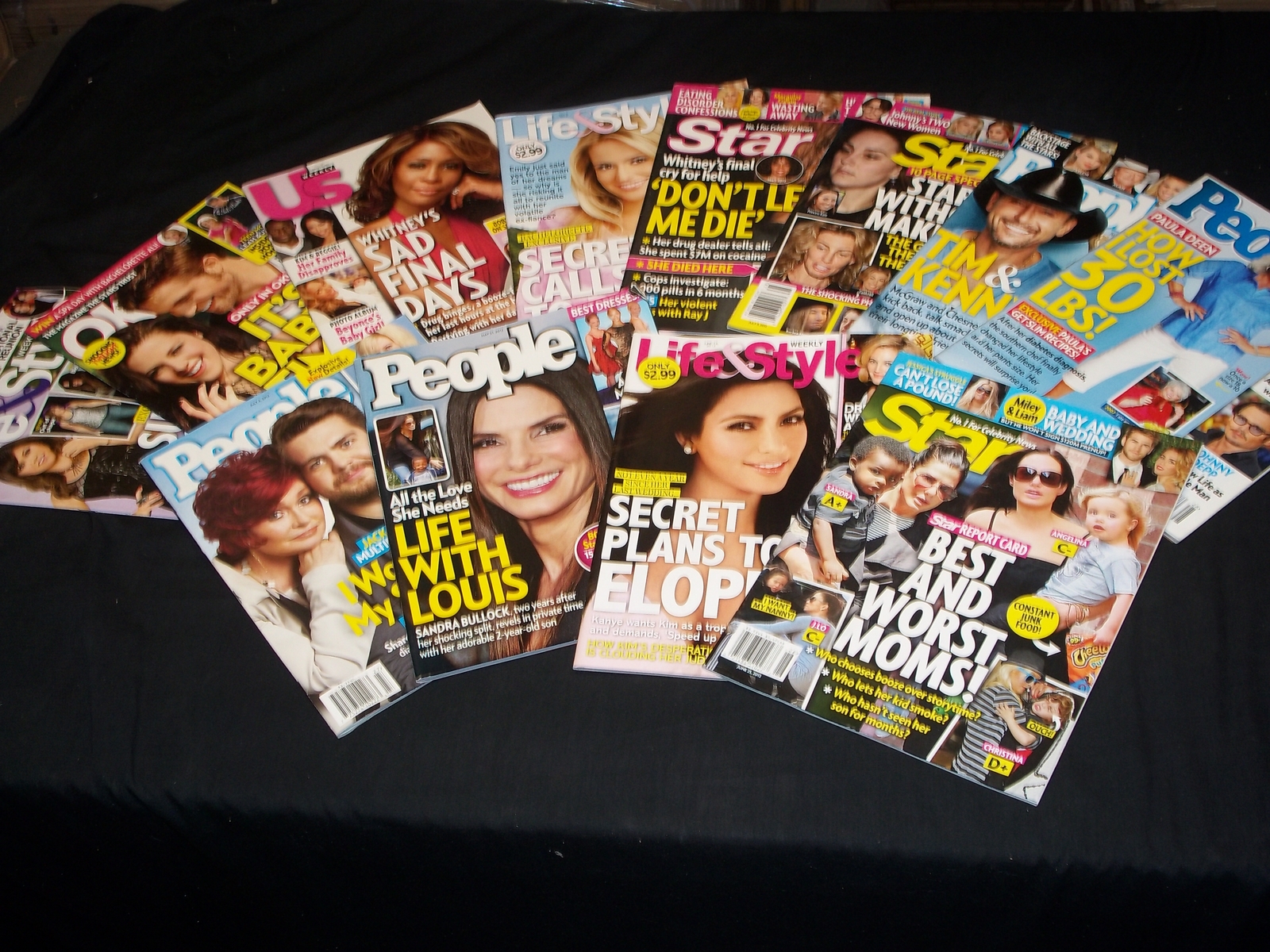 Gossip Magazine Collage