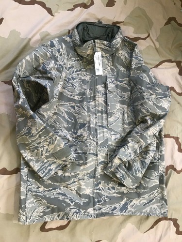 US Air FORCE ABU GORE-TEX JACKET CAMO RAINCOAT ECW Waterproof | eBay