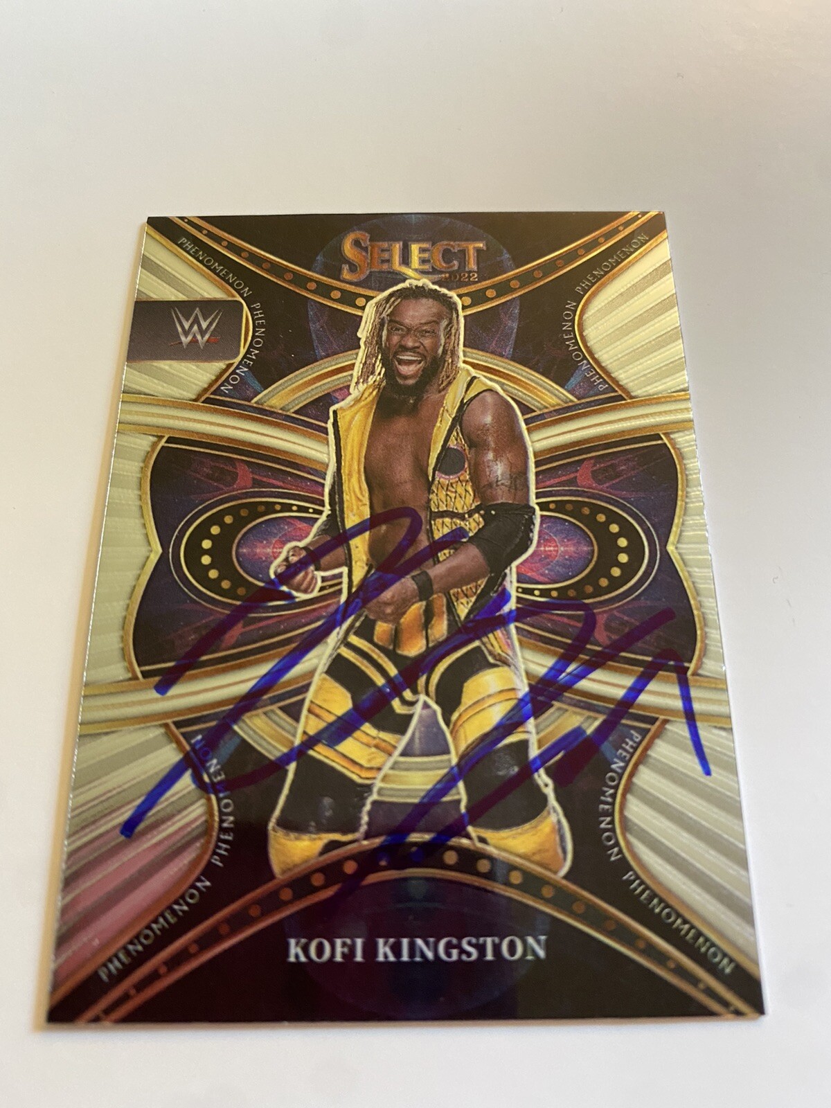 Kofi Kingston WWE Signed 2022 Panini Select Phenomenon Card # 13 | eBay