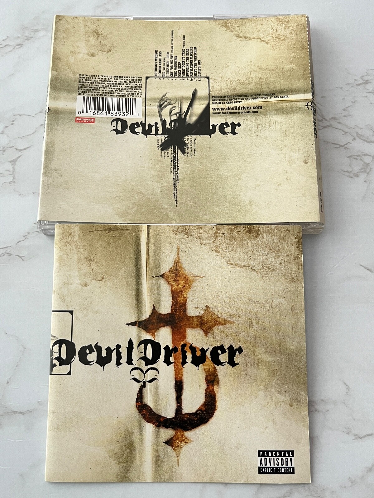 DevilDriver Self Titled CD ORIGINAL 2003 Roadrunner 168 618 393-2 ...