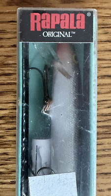 Vintage Original Rapala Lure in BOX Wobbler The Orig. Finnish Minnow ...