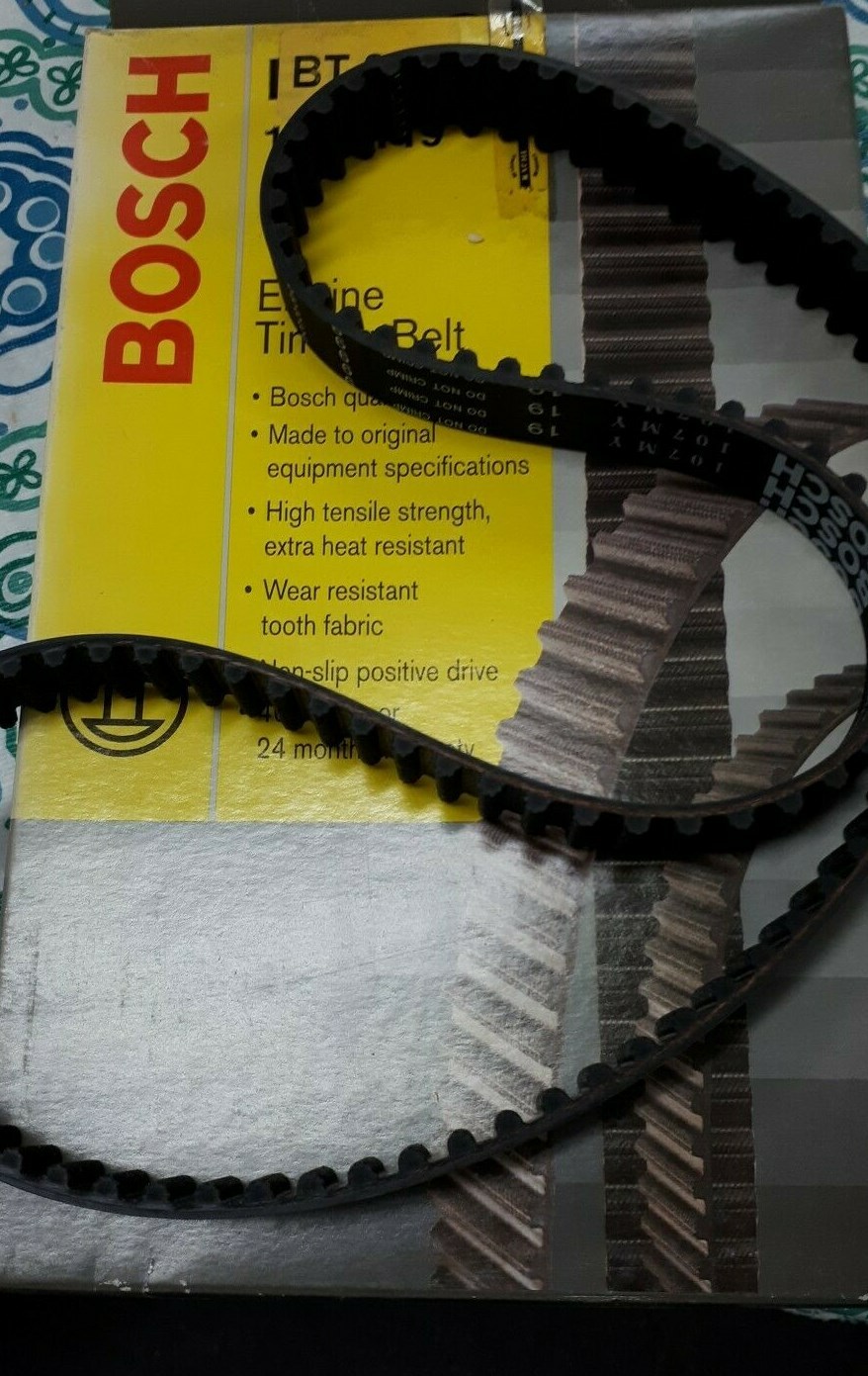 TIMING BELT (BT832) FORD LASER METEOR MAZDA 323 1.6L B6 ENG 107 teeth ...