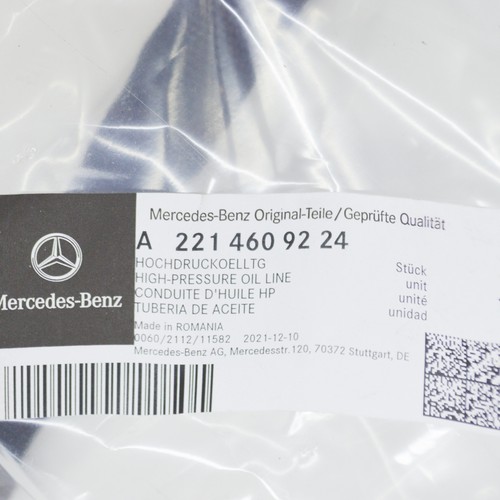 MERCEDES-BENZ S W221 STEERING HIGH-PRESSURE OIL LINE A2214609224 ...