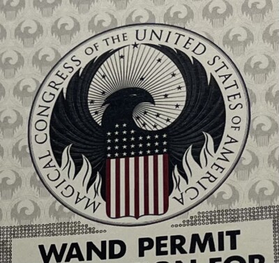 Original Prop Wand Permit Used In Fantastic Beasts And Where To Find ...