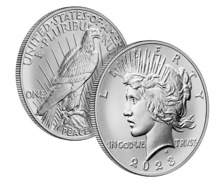 2023 Peace Silver Dollar Uncirculated Coin - PHILADELPHIA (P) - BRAND ...
