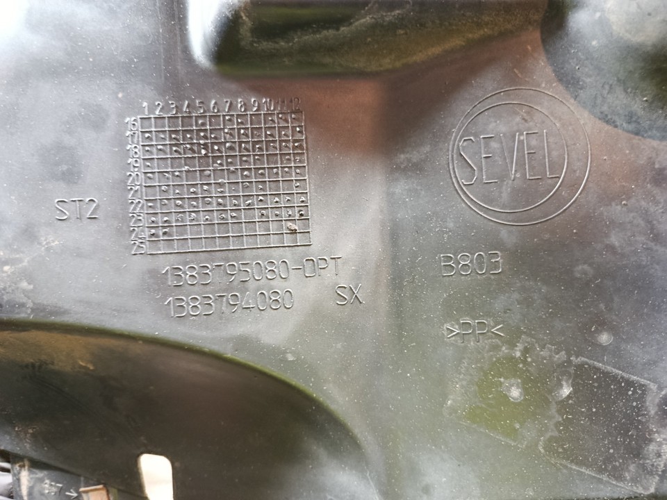 Relay Boxer Ducato 07-On Front Wheel Arch Liner Left 1613127380 GENUINE ...