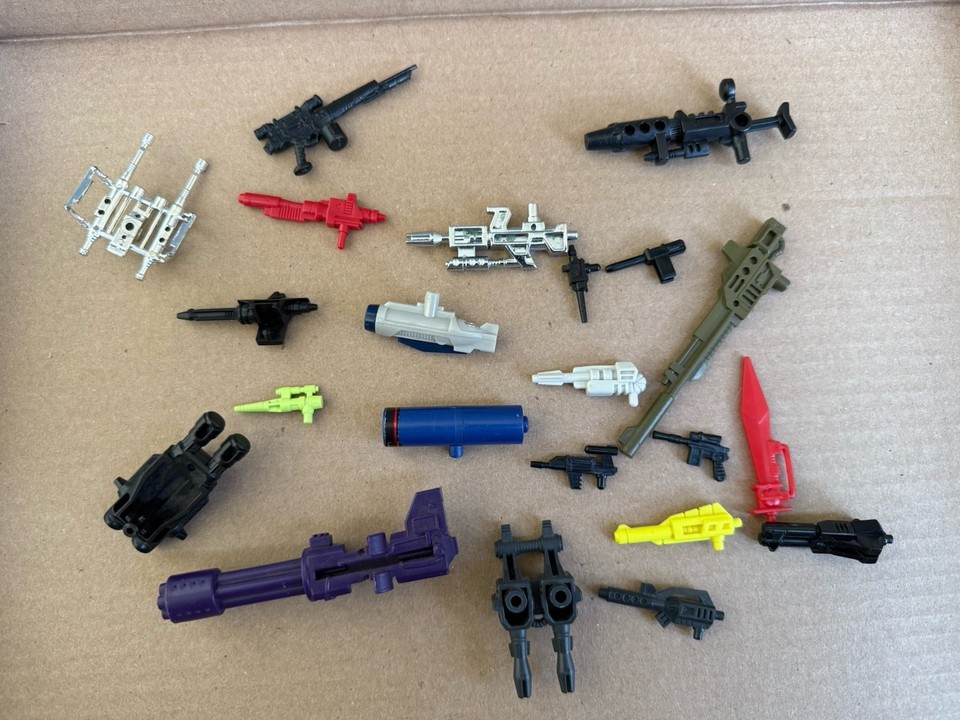 Vtg Transformers G1 Weapons Parts Accessories Lot of 22 Hasbro | eBay