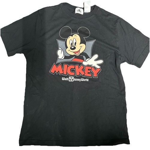 Walt Disney World Mickey Mouse Black T Shirt Size Medium | eBay