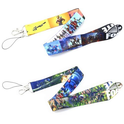 2 Pack Lanyards for keys Youth Boys keychain lanyard For Video Game ...