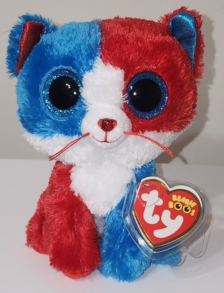 Ty Beanie Boos - 4th of July Cats Set- SPIRIT & FIRECRACKER (6 Inch ...