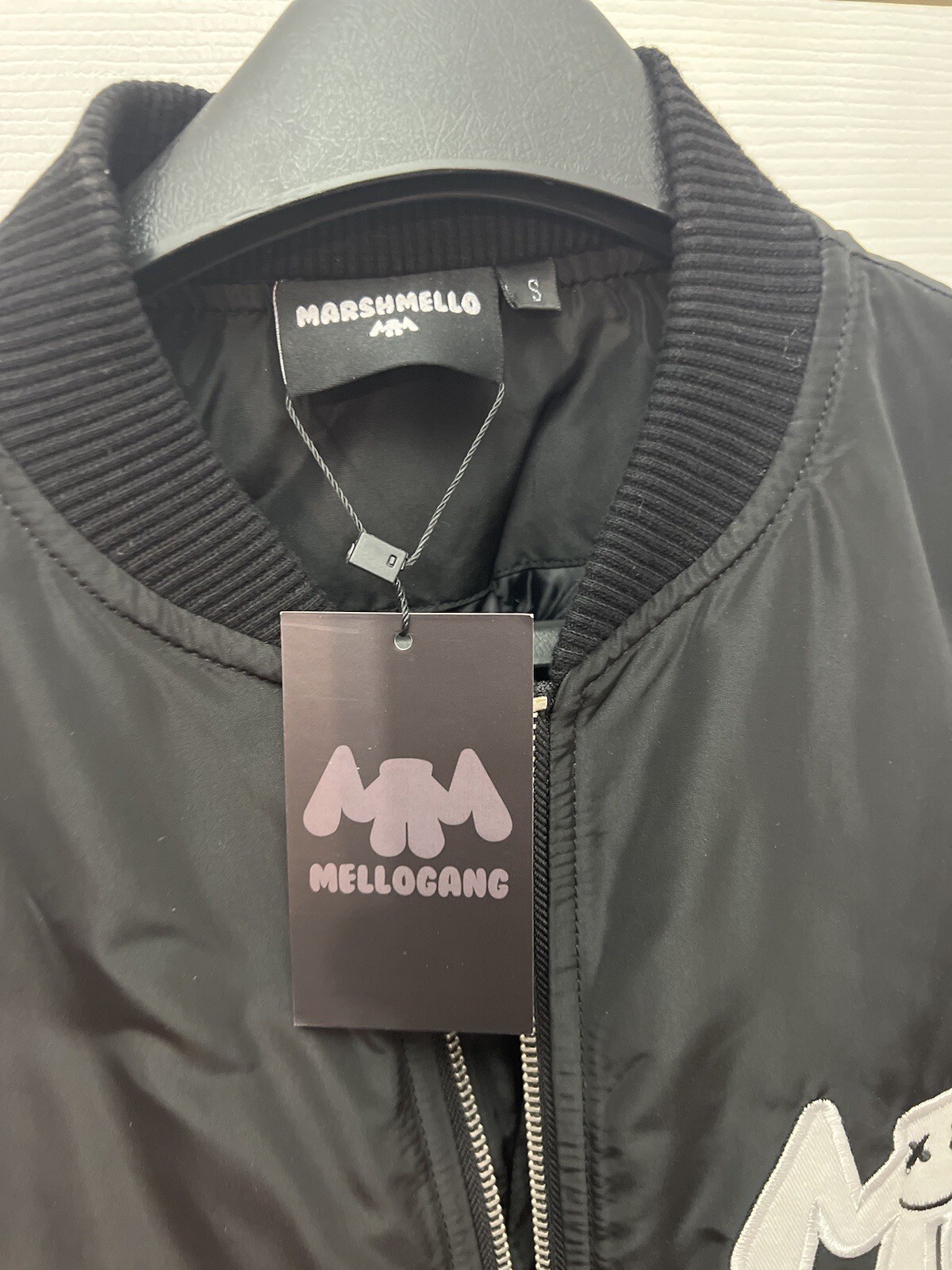 MARSHMELLO BOMBER JACKET Adult Small Exclusive Mellogang 30 LIMITED ...