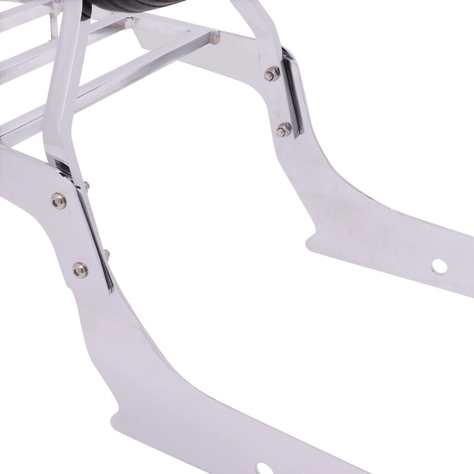 Backrest Sissy Bar Luggage Rack For Honda Shadow Spirit Phantom VT750C2 ...