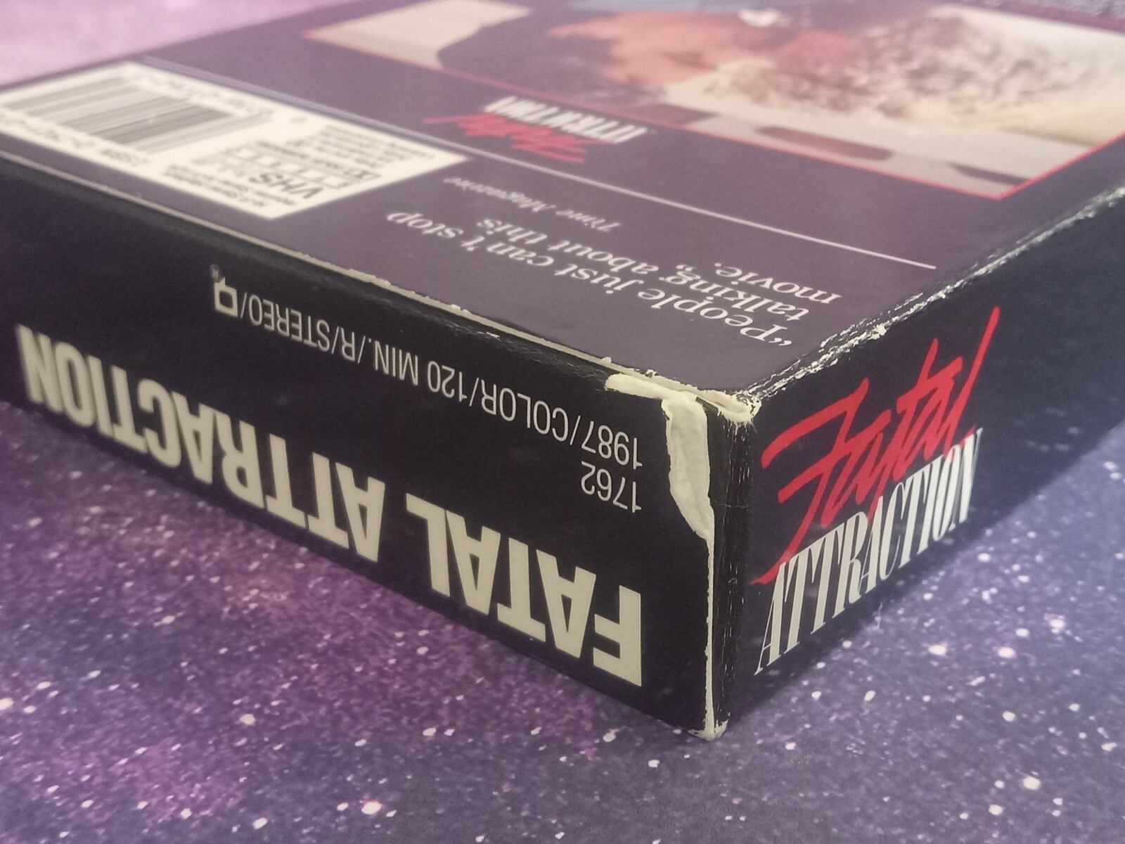 Fatal Attraction VHS Tape 1987 Romance / Thriller Glenn Close Michael ...