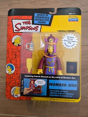 Simpsons Number One Playmates Action Figure World Of Springfield ...