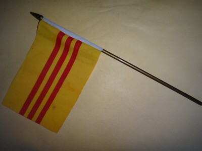 VIETNAM War REPUBLIC OF VIETNAM ARVN Small Flag with Handle | eBay ...