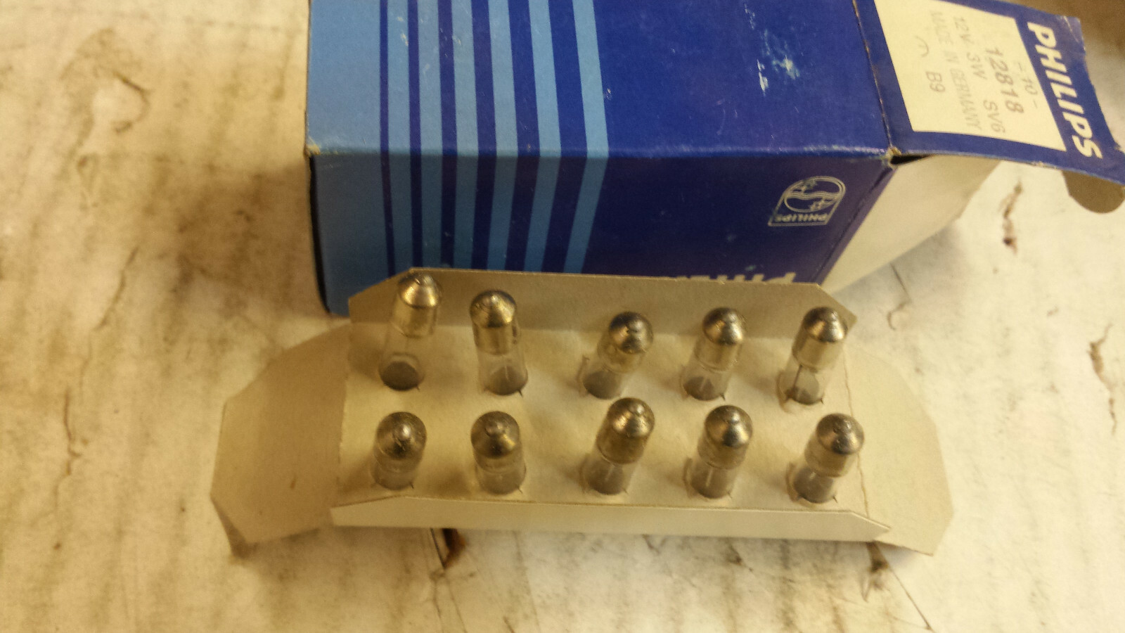 12818 PHILIPS GLOVEBOX LAMPS BULBS 10 PACK | eBay