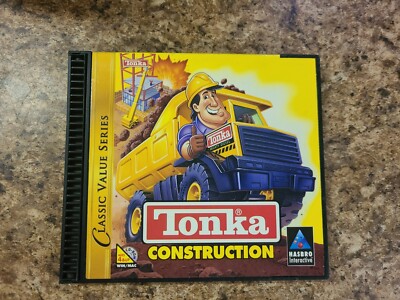 Tonka Construction Hasbro Interactive CD Game ages 4 & up Windows and ...