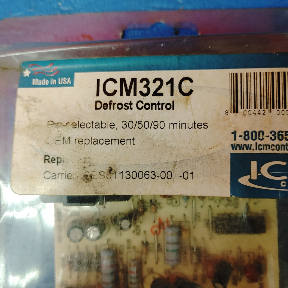 ICM Controls Defrost Control Board ICM321C S8BAC7/2 | eBay