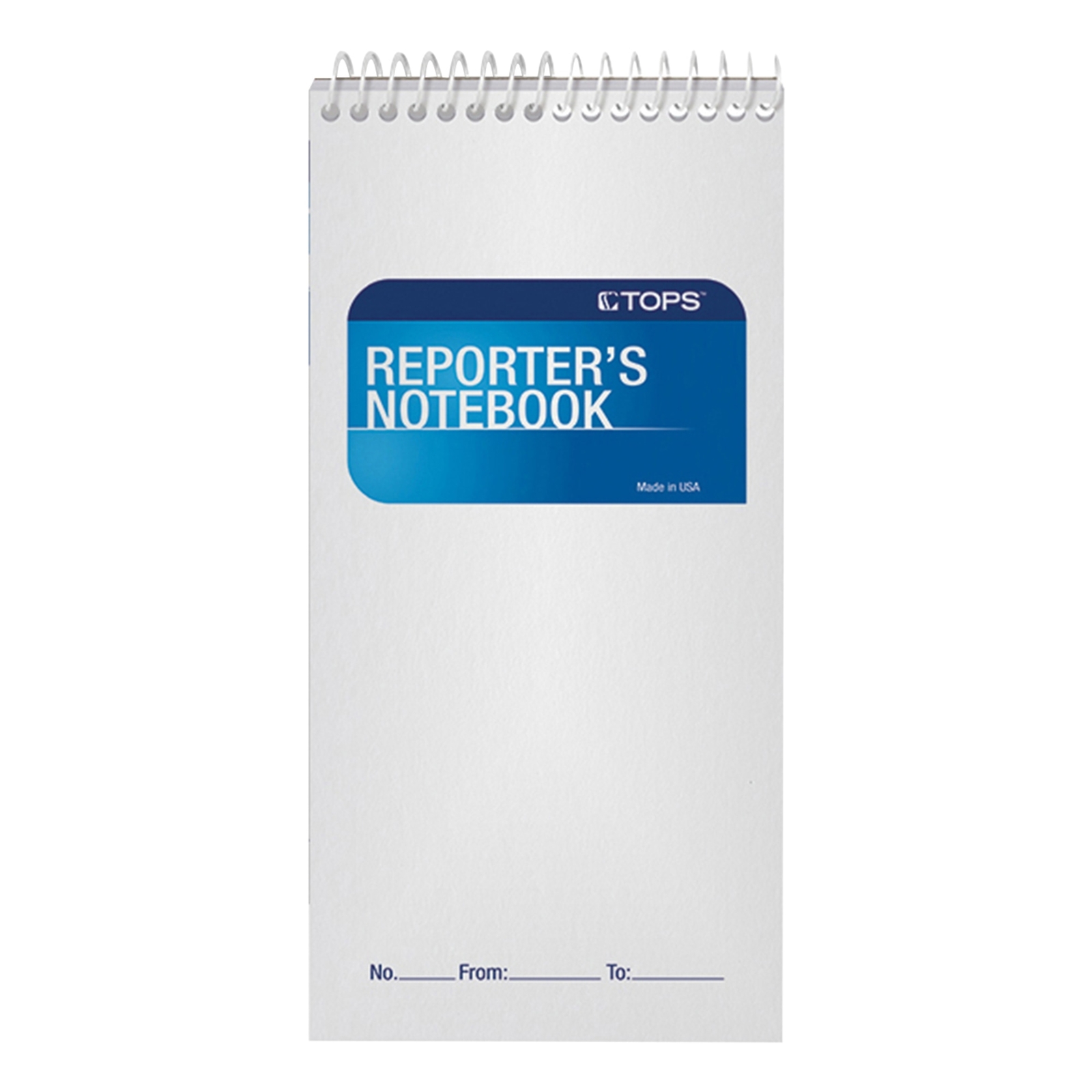 TOPS 8030 Reporter Notebook Legal/wide 4 X 8 White 70 Sheets Dozen ...