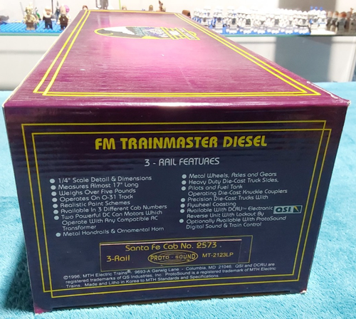 MTH MT-2123LP Santa Fe FM Trainmaster Diesel Engine (2573) LN PS | eBay