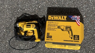 DEWALT DWD110K 3/8 inch Variable Speed Reversible Grip Drill Kit ...