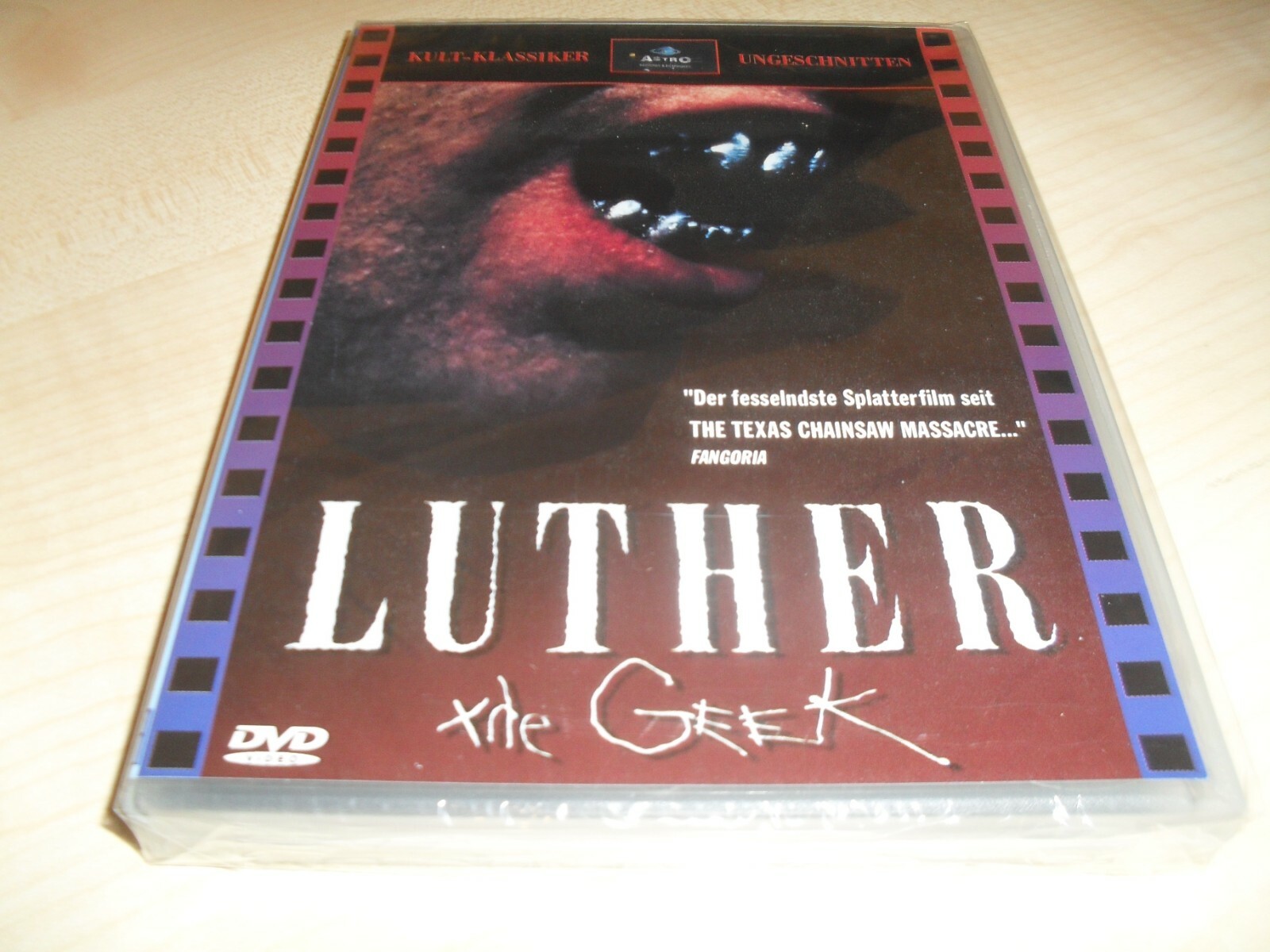 Luther the Geek / Troma-Splatter / UNCUT Astro DVD NEW OOP Stacy Haiduk ...