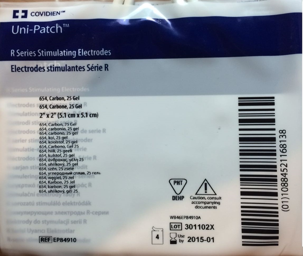 4 Pack of TensCare Electrode Pads Superior Small Electrode Pads 2 x 2 ...