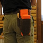 TOURBON Leather Loggers Woodsmen Tools Storage Belt Pouch Felling Wedge ...