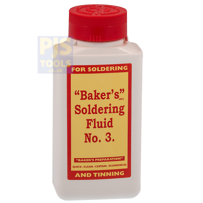 Bakers 250ml No3 soldering fluid tinning liquid flux no 3 BAK250 | eBay