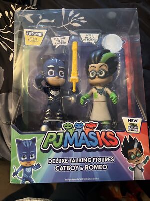 PJ Masks Catboy & Romeo Deluxe Talking Action Figure 2-Pack 6" Disney ...