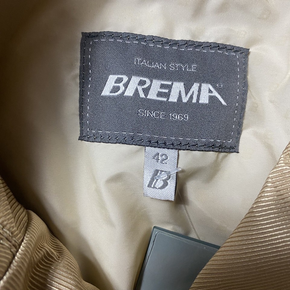 Brema Women's Coat Jacket New With Tags Adult Size 42 Rain Peacoat | eBay