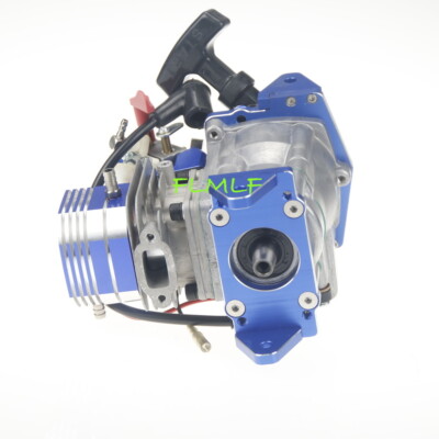 29CC 2-Stroke 4 bolt Engine Blue for 1/5 RCMK ZENOAH Marine Gas Engine ...