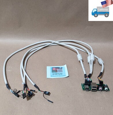 PC Tower Case Front Panel PCB Port Assembly: 2x USB 2.0/Audio/MIC ...