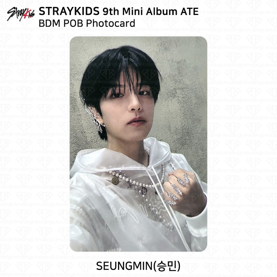 Stray Kids 9th Mini Album ATE POB Photocard AppleMusic Aladin Withmuu ...