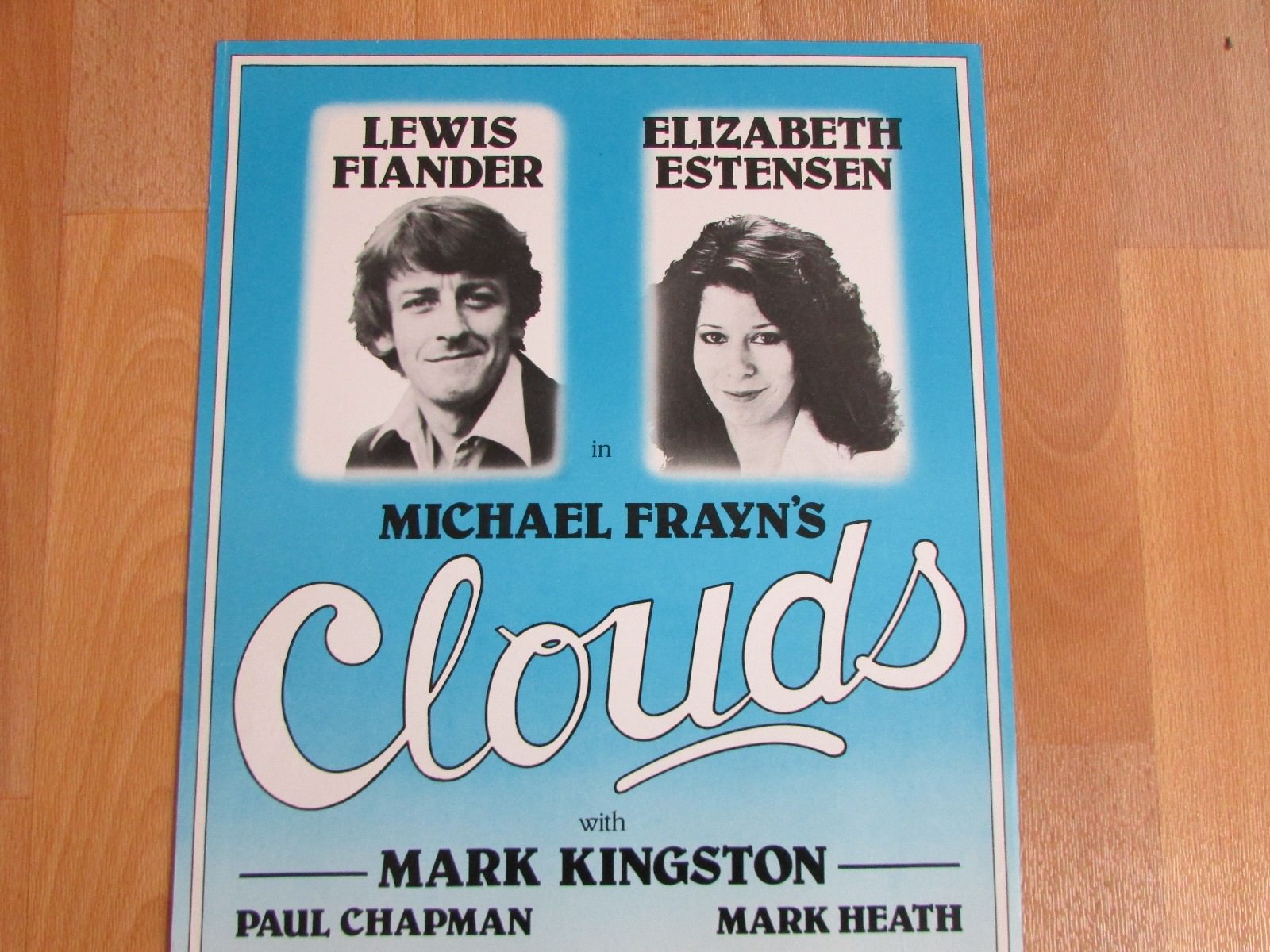 Lewis Fiander & Elizabeth Estensen in CLOUDS Original CRITERION Theatre ...